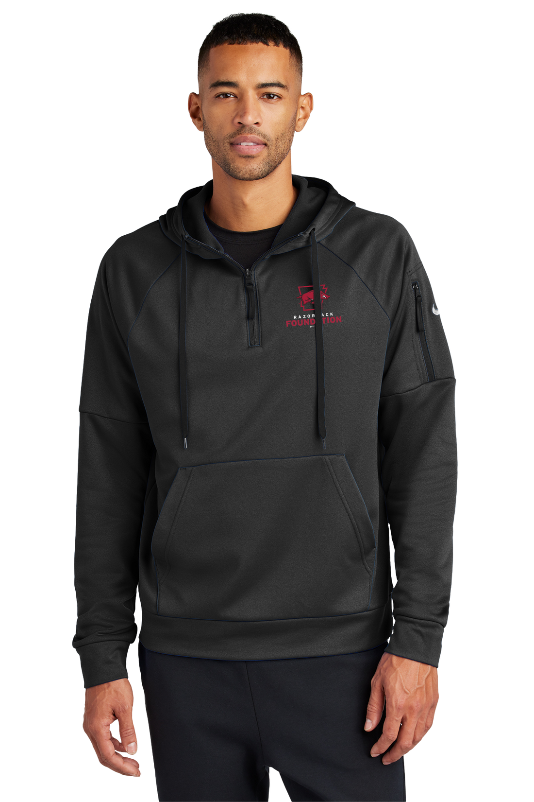 Razorback Foundation Nike 1/4 Zip Fleece Hoodie – Razorback Foundation ...